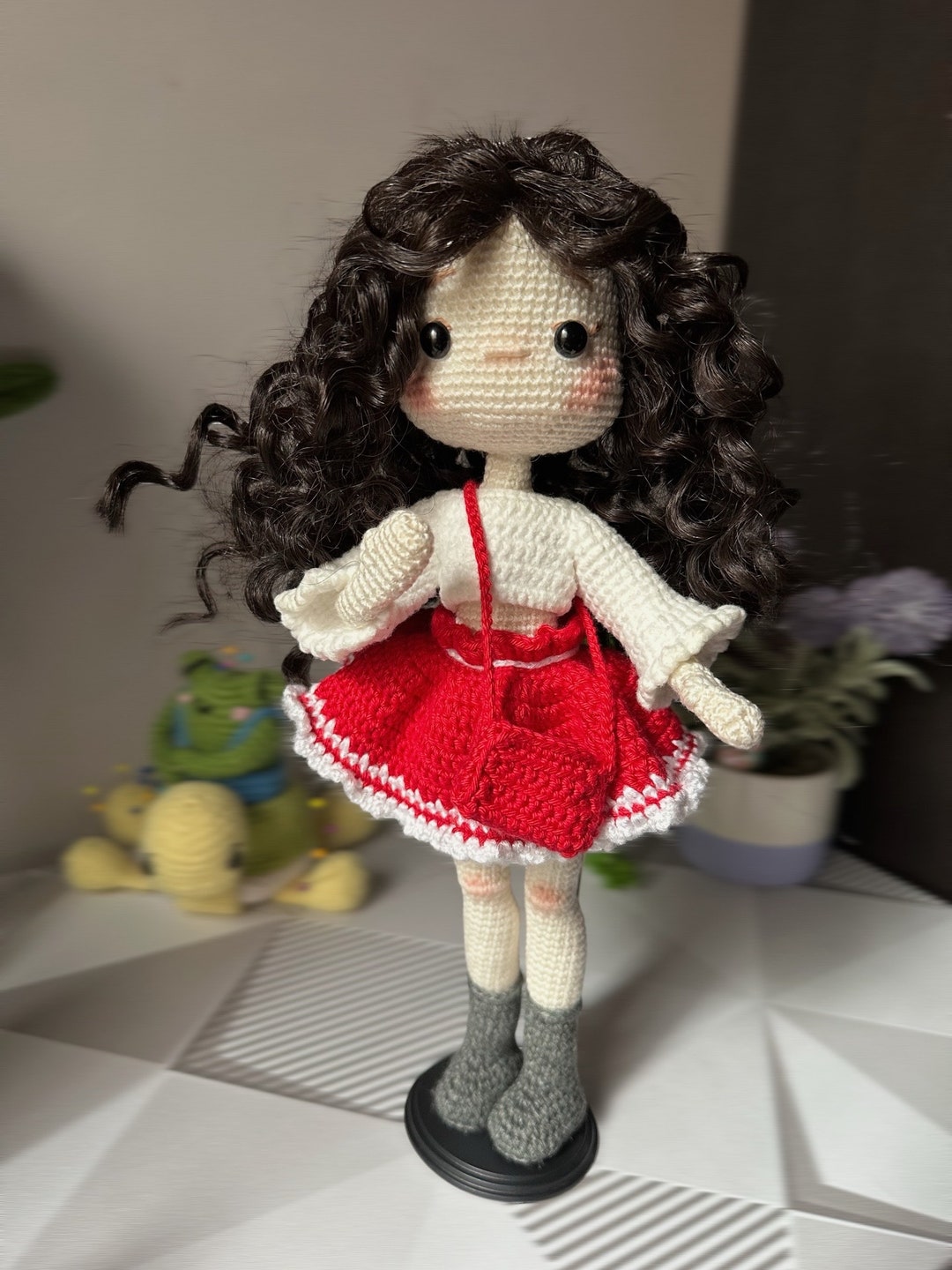Ruby Crochet Doll Finished,crochet Doll,crochet Doll for Sale ...