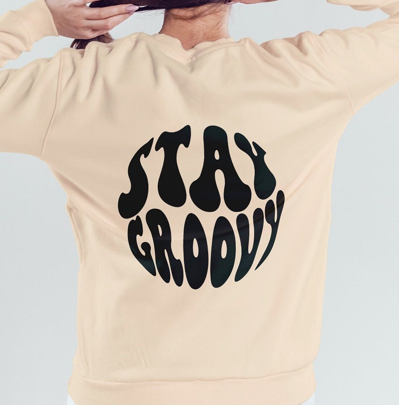 Stay Groovy Quote Svg for Good Vibes Tshirt, Tote Bag, Coffee Mug, Wall ...