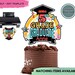 Editable 5th Grade Graduation Cake Topper, School Grad, 5th Grade ...