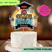 Editable 5th Grade Graduation Cake Topper, School Grad, 5th Grade ...