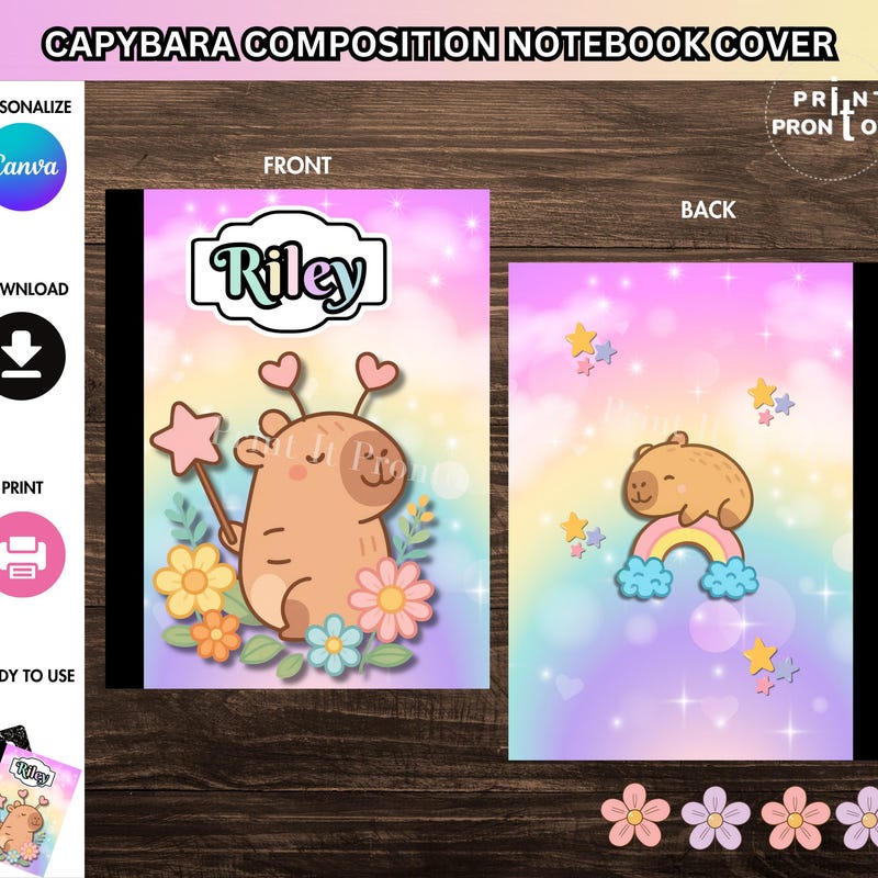 Capybara Notebook - Etsy UK