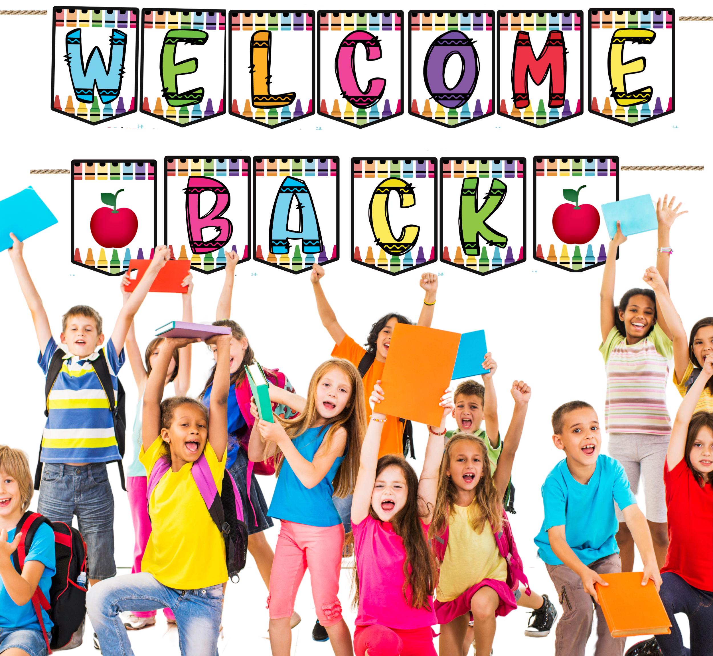 Welcome Back to School Banner, Back to School Flyer, School Supplies ...