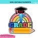 Editable 1st Grade Graduation Cake Topper, Grad 2024, 1st Grade Topper ...