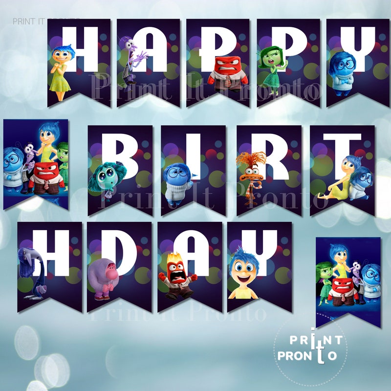 Inside Out Birthday - Etsy