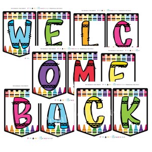 Welcome Back to School Banner, Back to School Flyer, School Supplies ...
