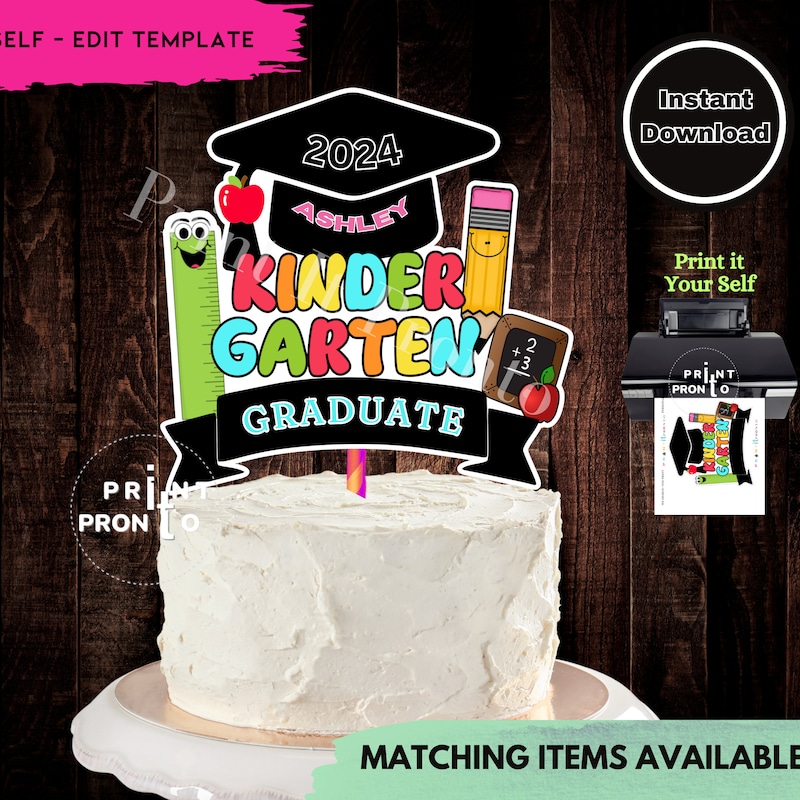 Graduation Cake Topper - Etsy
