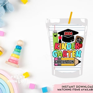 Kindergarten Graduation Capri Sun Labels, Kindergarten Graduation Party ...