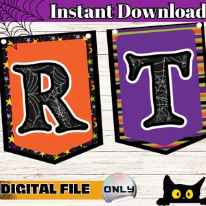 Halloween Birthday Banner, Halloween Banner, Halloween Bunting Banner ...
