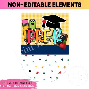 Editable Pre-kindergarten Graduation Capri Sun Labels, Kindergarten ...