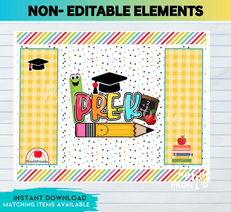 Pre-kindergarten Graduation Chip Bags, Graduation Favors, Kindergarten ...