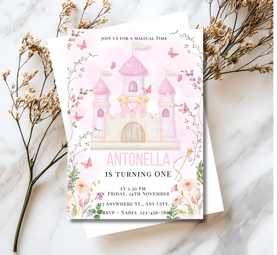 Castle Invitation, Castle Party, Castle Theme, Castle Birthday ...