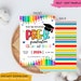 Editable Pre-k Graduation Invitation, Prek Announcement Invite ...