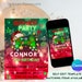 EDITABLE Gamer Christmas Invitation Party Gamer Birthday Party - Etsy
