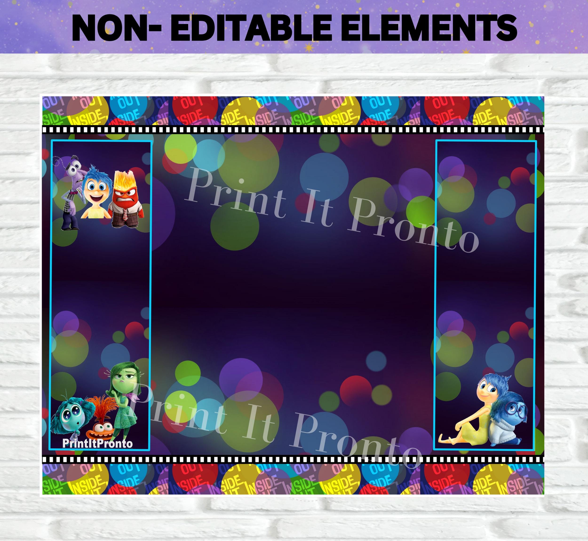 Inside Out Chip Bag, Inside Out Birthday, Inside Out Party, Inside Out ...