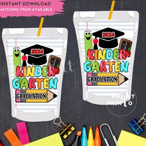 Kindergarten Graduation Capri Sun Labels, Kindergarten Graduation Party ...