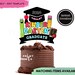 Editable Kindergarten Graduation Cake Topper, Kindergarten Graduation ...