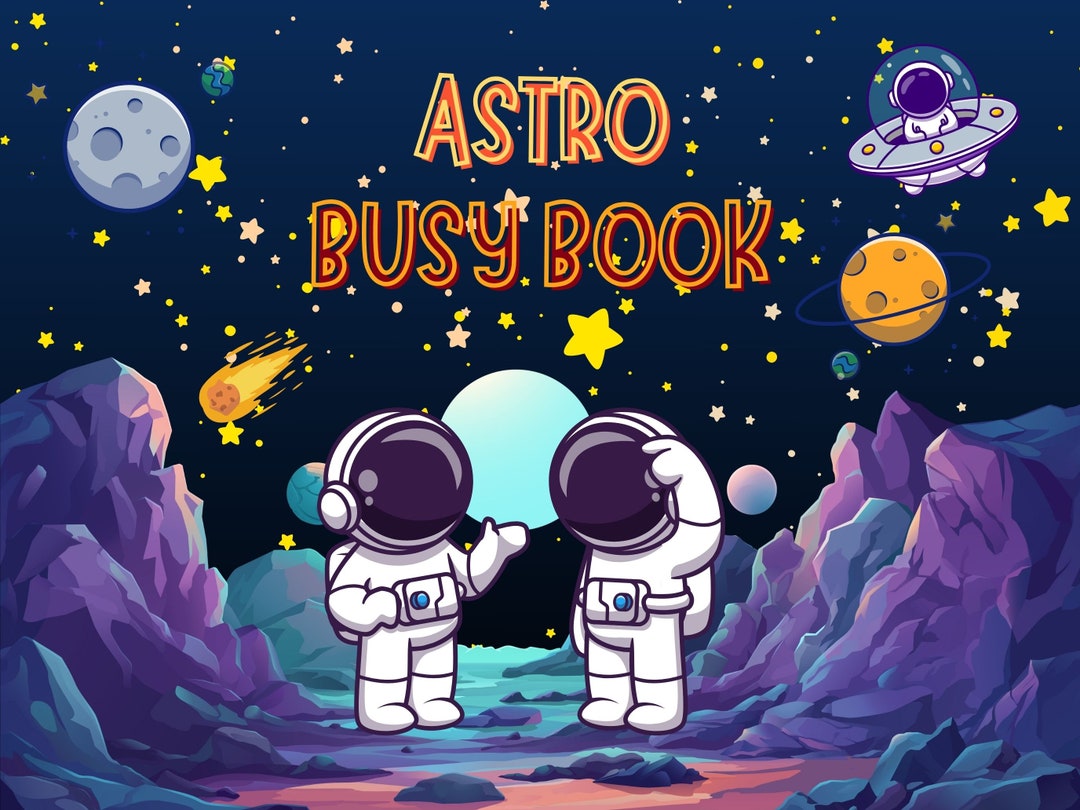 Astro Space Busy Book Printable Solar System Busybook Space Learning ...