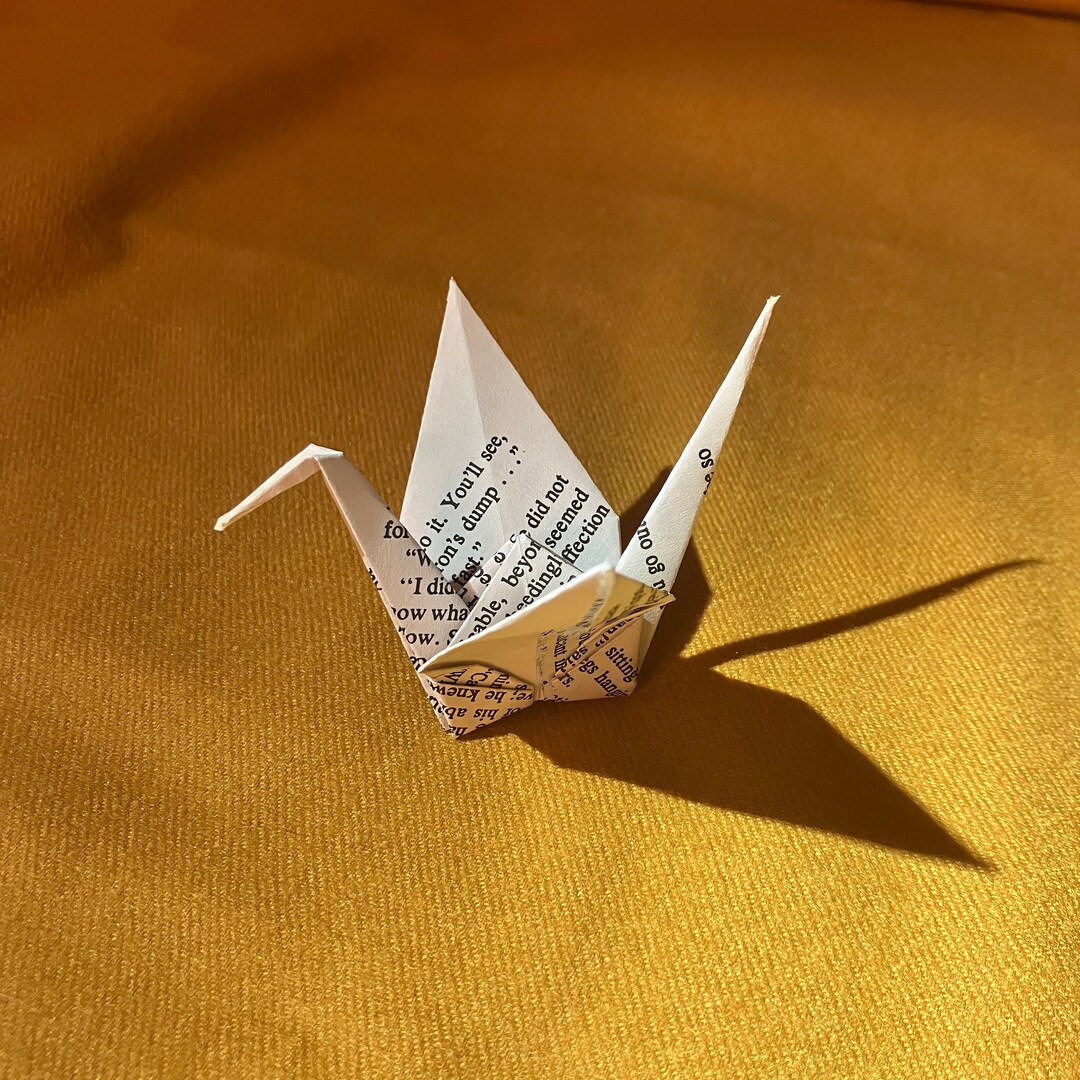 Origami Book Paper Cranes 50 Pieces - Etsy
