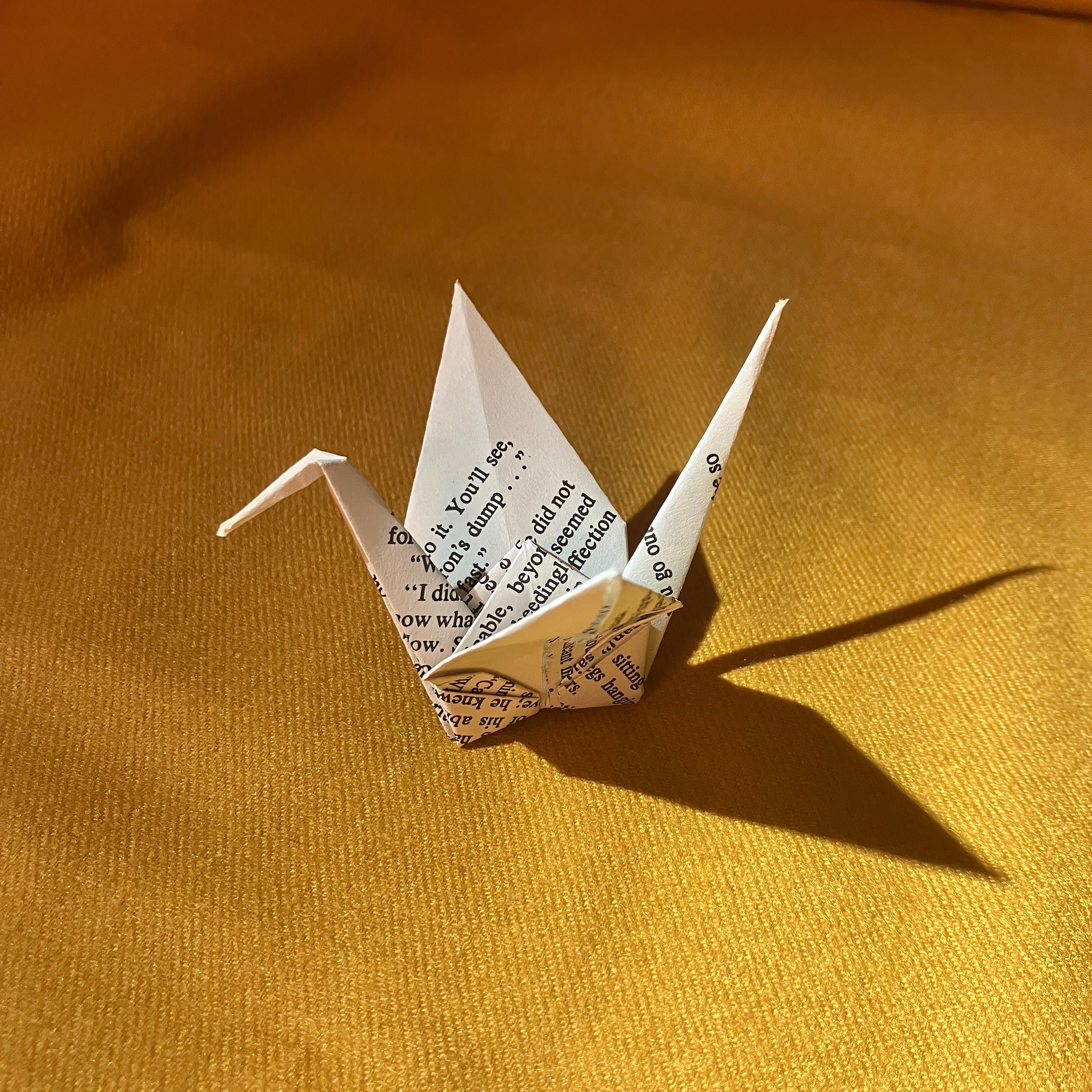 Origami Book Paper Cranes 50 Pieces - Etsy