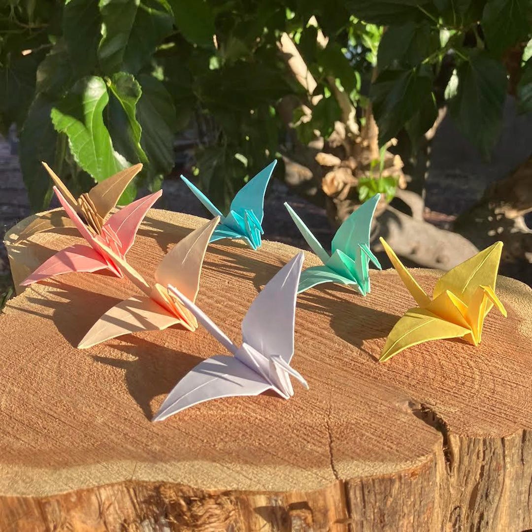Paper Cranes (colors) (25 Cranes per Unit) - Etsy