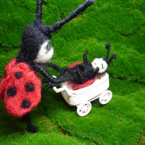 Lady Bug and Stroller - Etsy