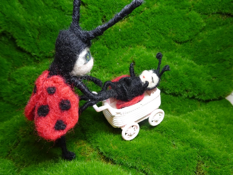 Lady Bug and Stroller - Etsy