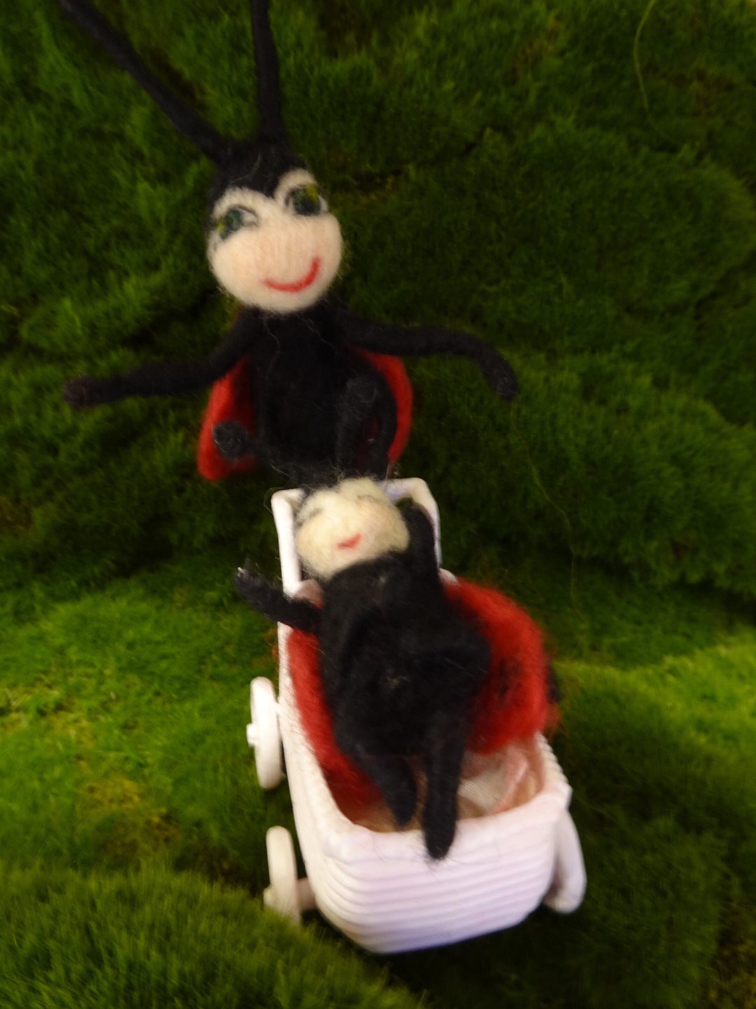 Lady Bug and Stroller - Etsy