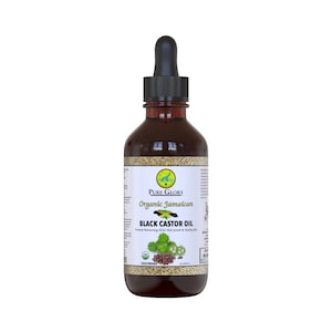 Organic Jamaican Black Castor Oil 100% Pure Cold Pressed Moisturizing ...