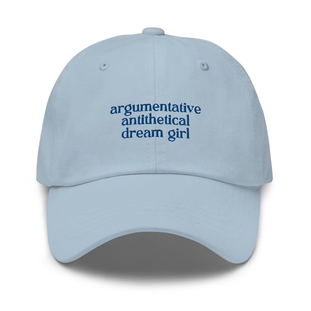 Hits Different Argumentative Antithetical Dream Girl Baseball Hat - Etsy