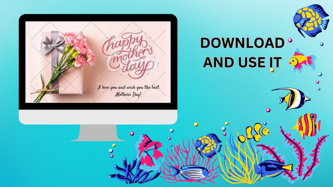 Mothers Day Card, Digital Mothers Day Card Templates , Printable ...