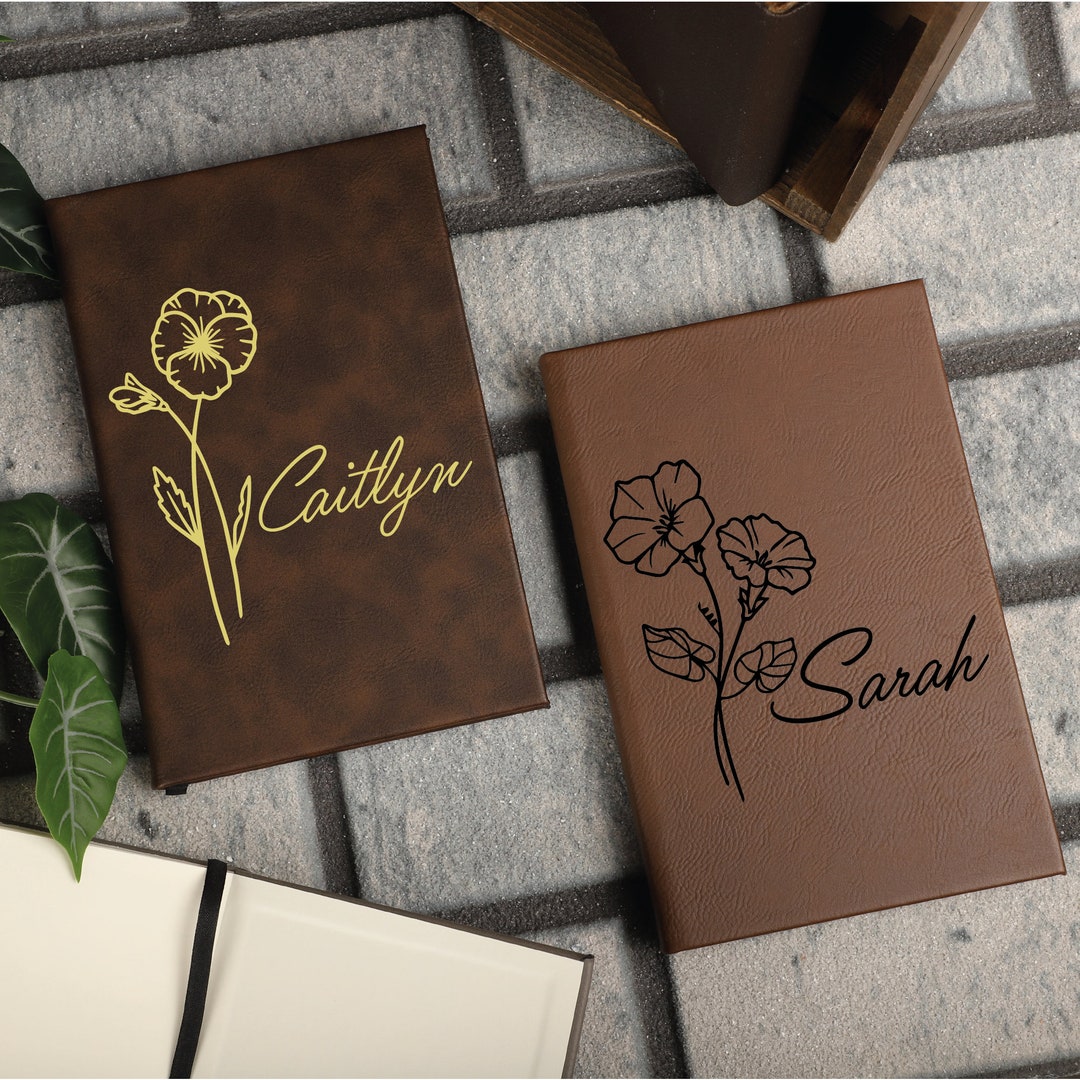 Customized Leather Journal, Personalized Leather Journal, Travel ...