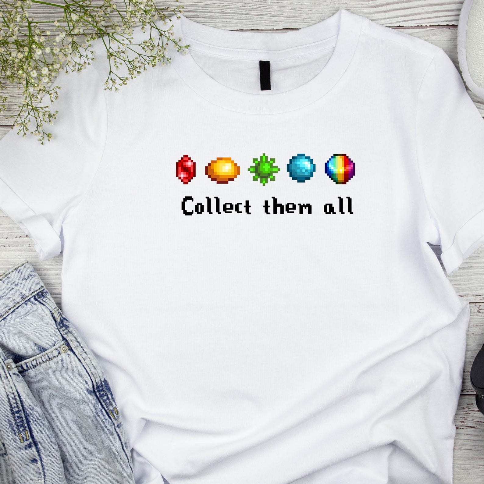 Stardew Valley SDV Gems and Minerals Clipart, 53 PNG Bundle, Digital ...