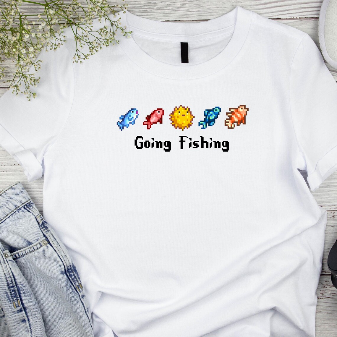 Stardew Valley SDV Fishes Clipart, 48 PNG Bundle, Digital Stickers ...