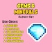 Stardew Valley SDV Gems and Minerals Clipart, 53 PNG Bundle, Digital ...