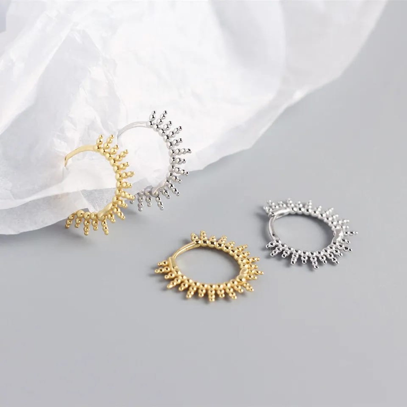 Rhaenyra Targaryen Silver Earing,medieval Earring - Etsy