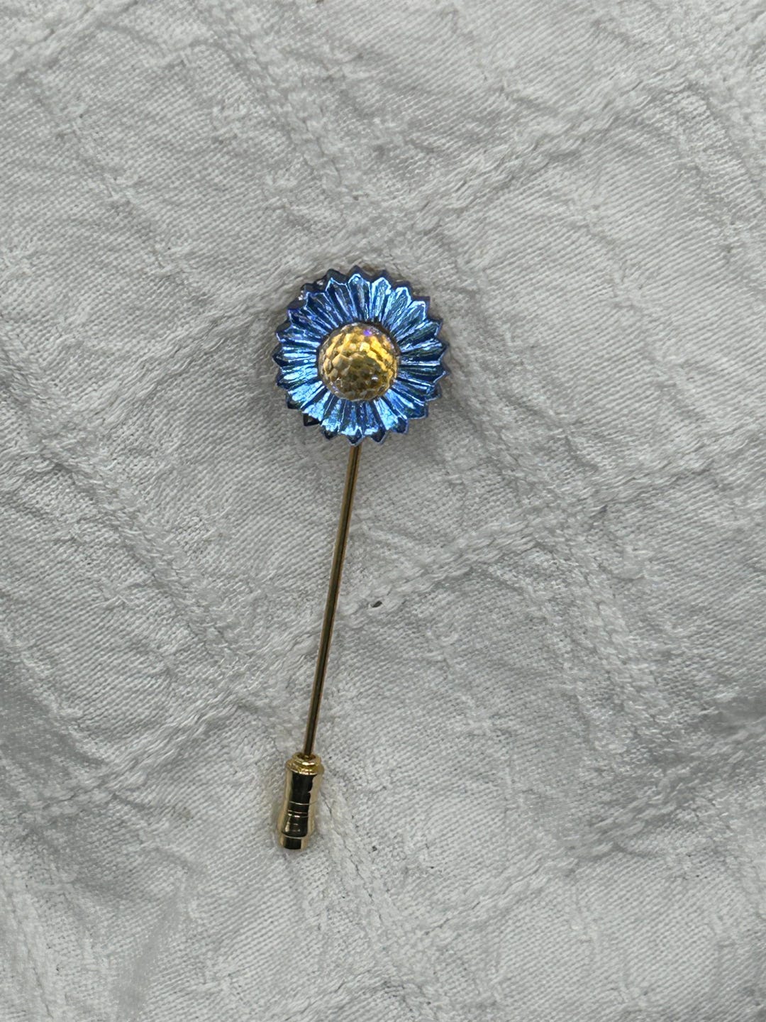 Extremely Rare Miriam Haskell Locket Stickpin - Swarovski Crystals ...
