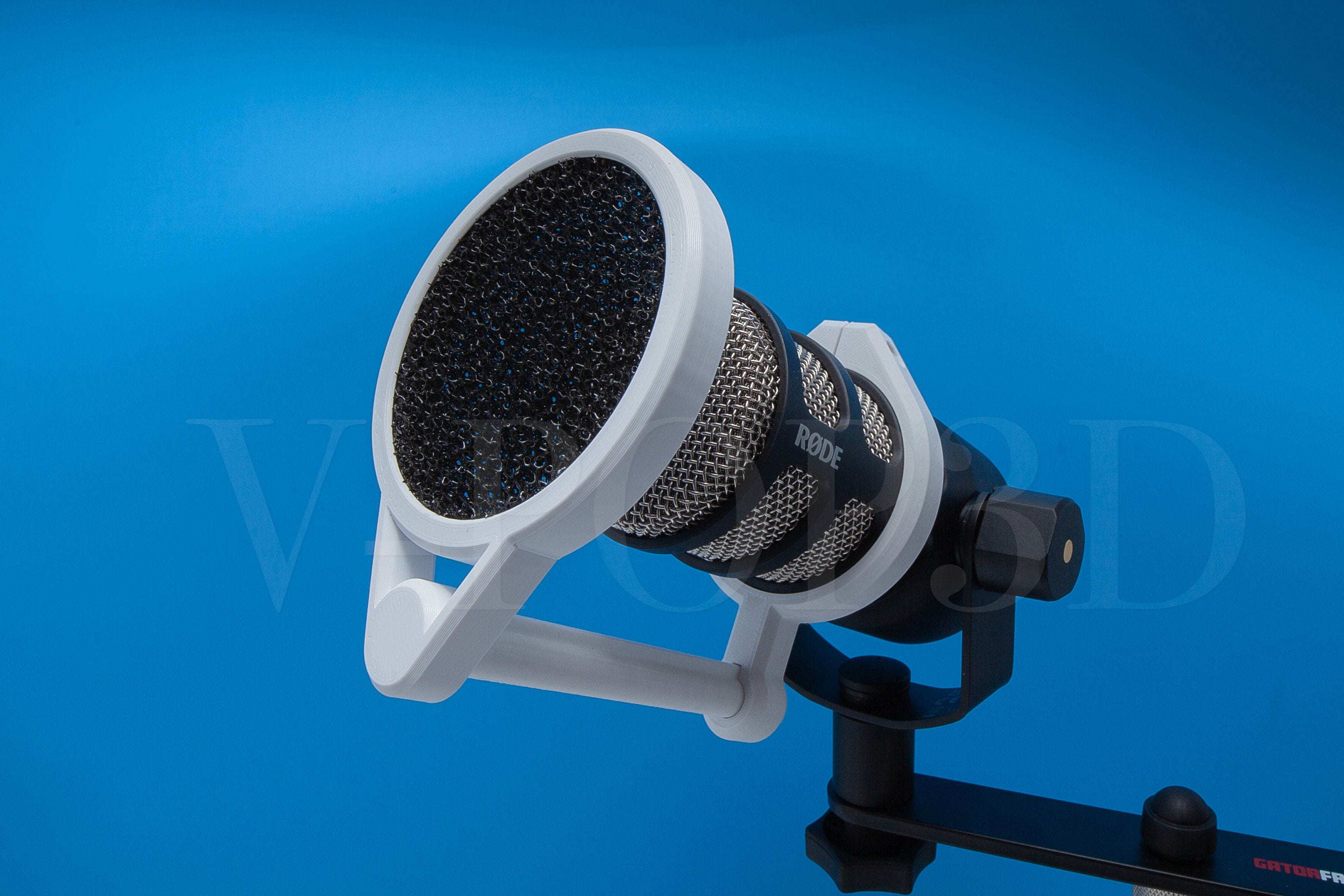 3D Printed Pop Filter for the Rode Podmic - Etsy