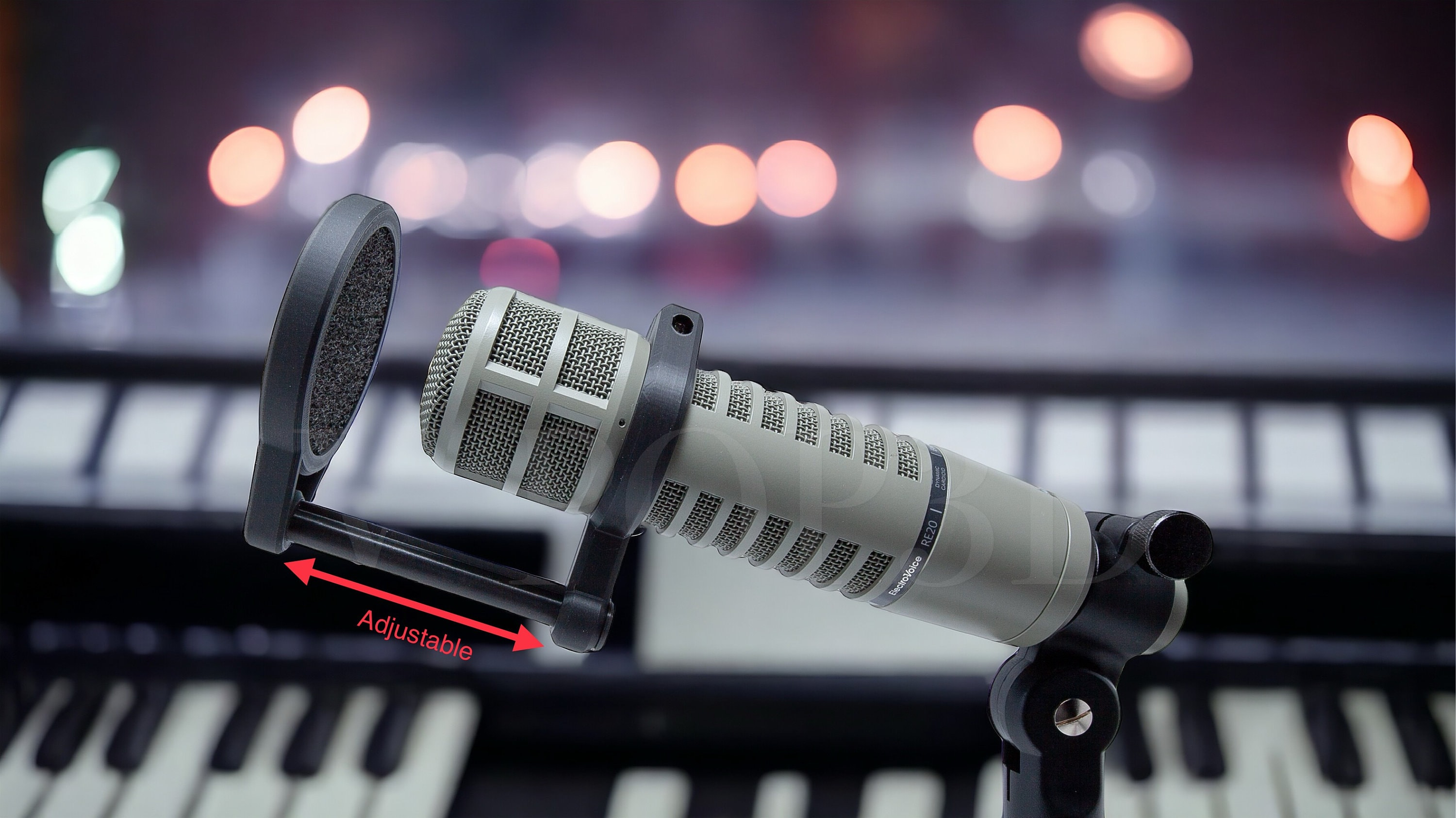 3D Printed Pop Filter for the Electro-voice RE20 - Etsy