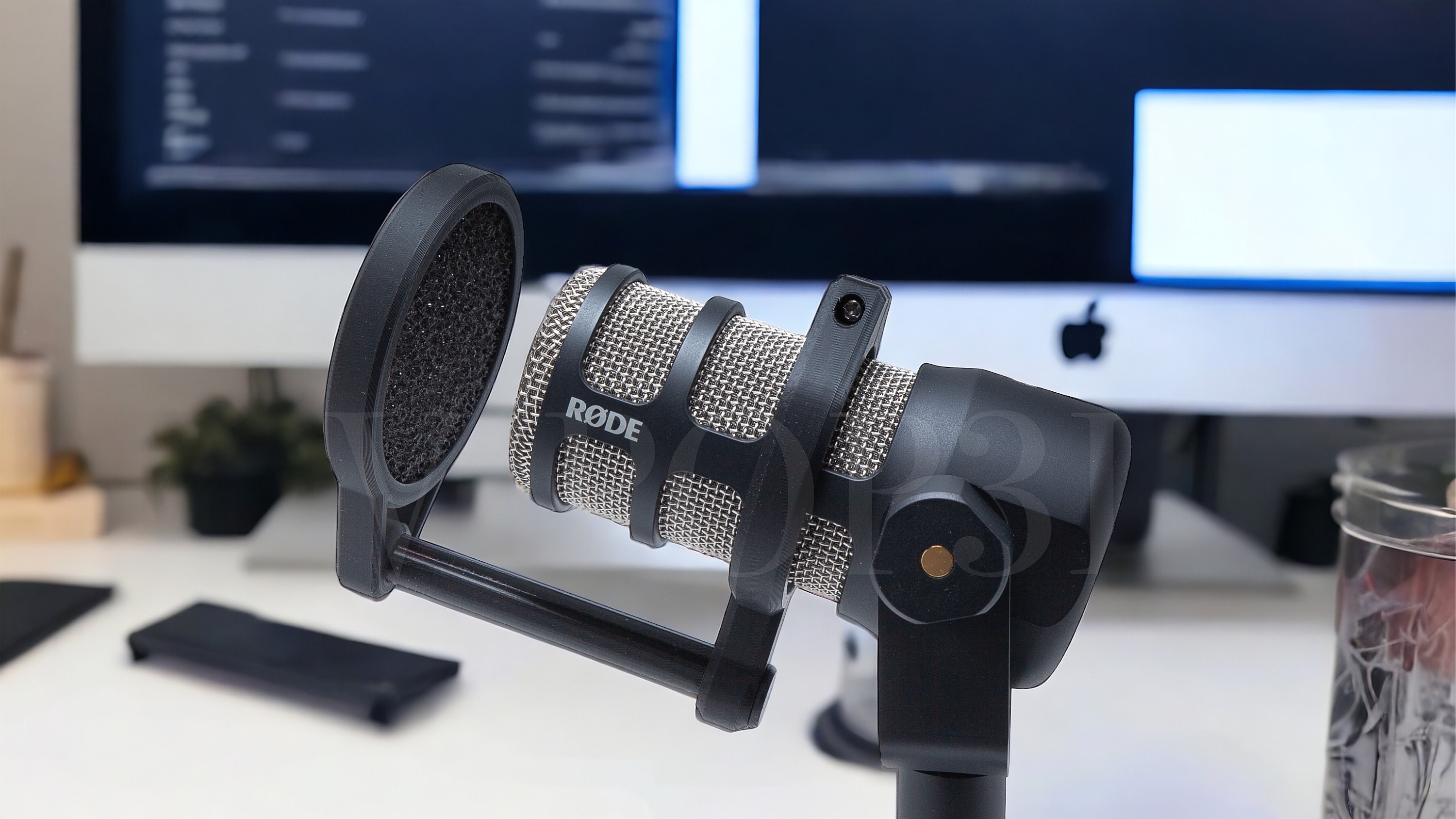 3D Printed Pop Filter for the Rode Podmic XLR - Etsy