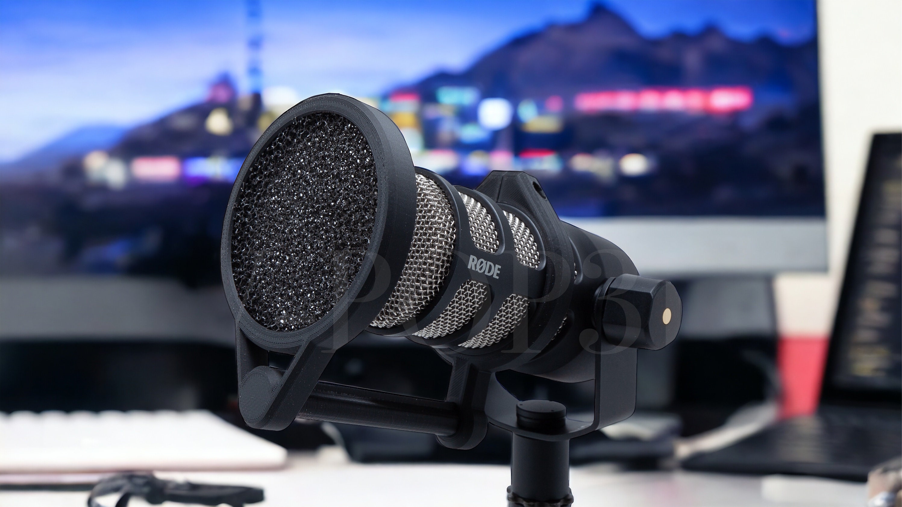 3D Printed Pop Filter for the Rode Podmic XLR - Etsy