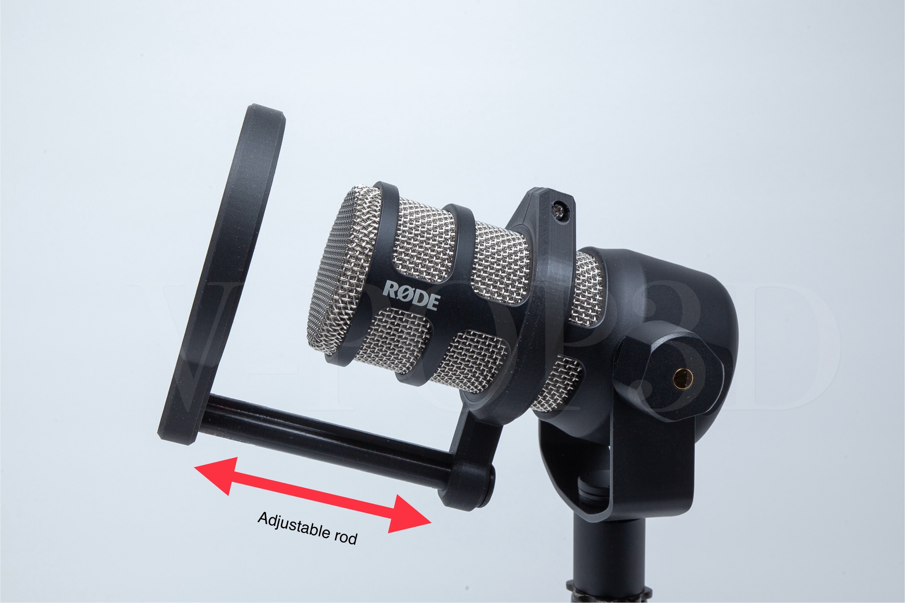 3D Printed Pop Filter for the Rode Podmic - Etsy