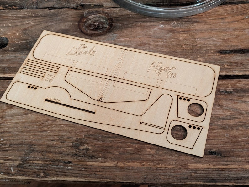 Wooden Glider Flyer Laser Cut Files Basswood Balsa Wood 2mm - Etsy