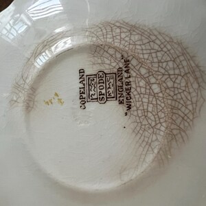 Copeland Spode England Wicker Lane Plate - Etsy