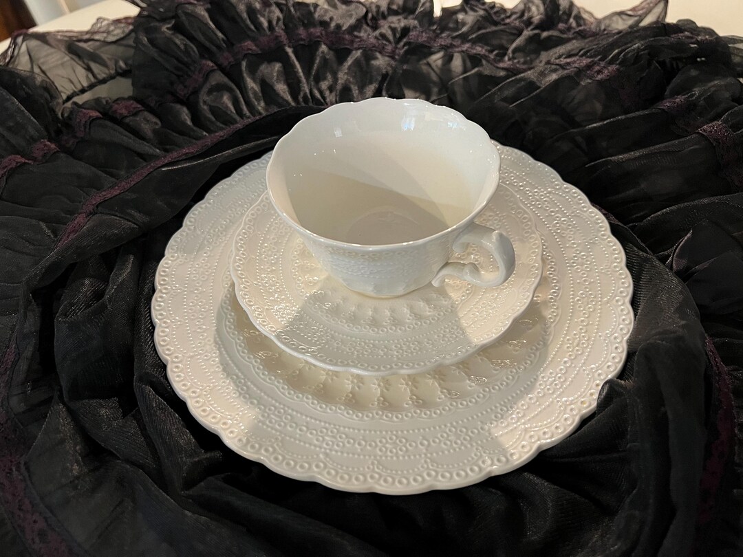 Spode's Jewel Porcelain Teacup & Saucer Set - Etsy