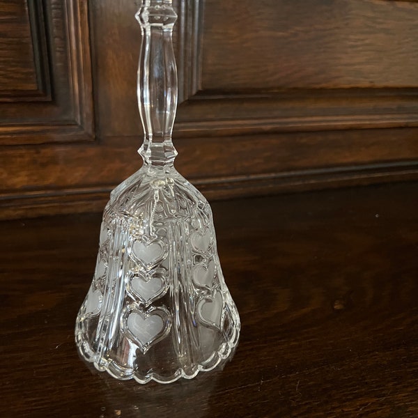 Antique Crystal Hand Bell - Etsy