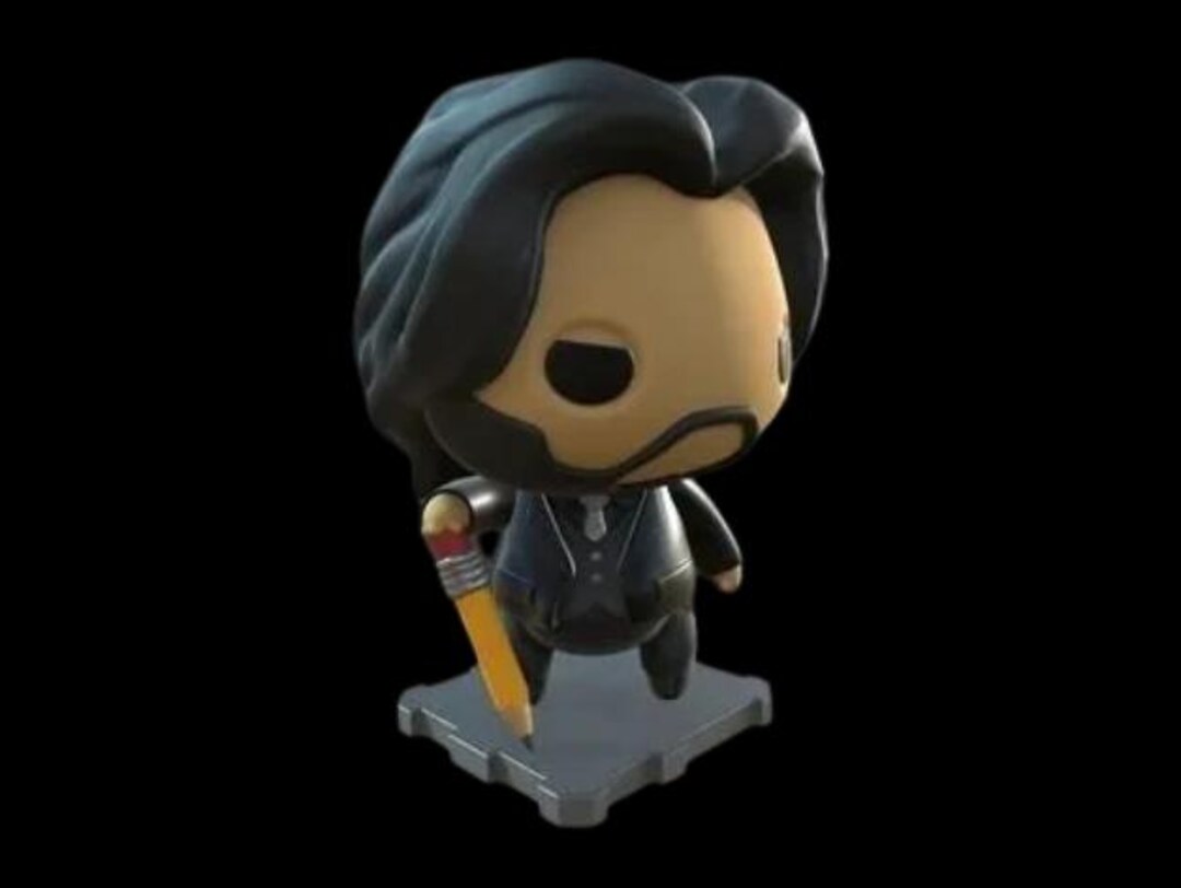 Jon Wick Miniature Stl 3D Print - Etsy