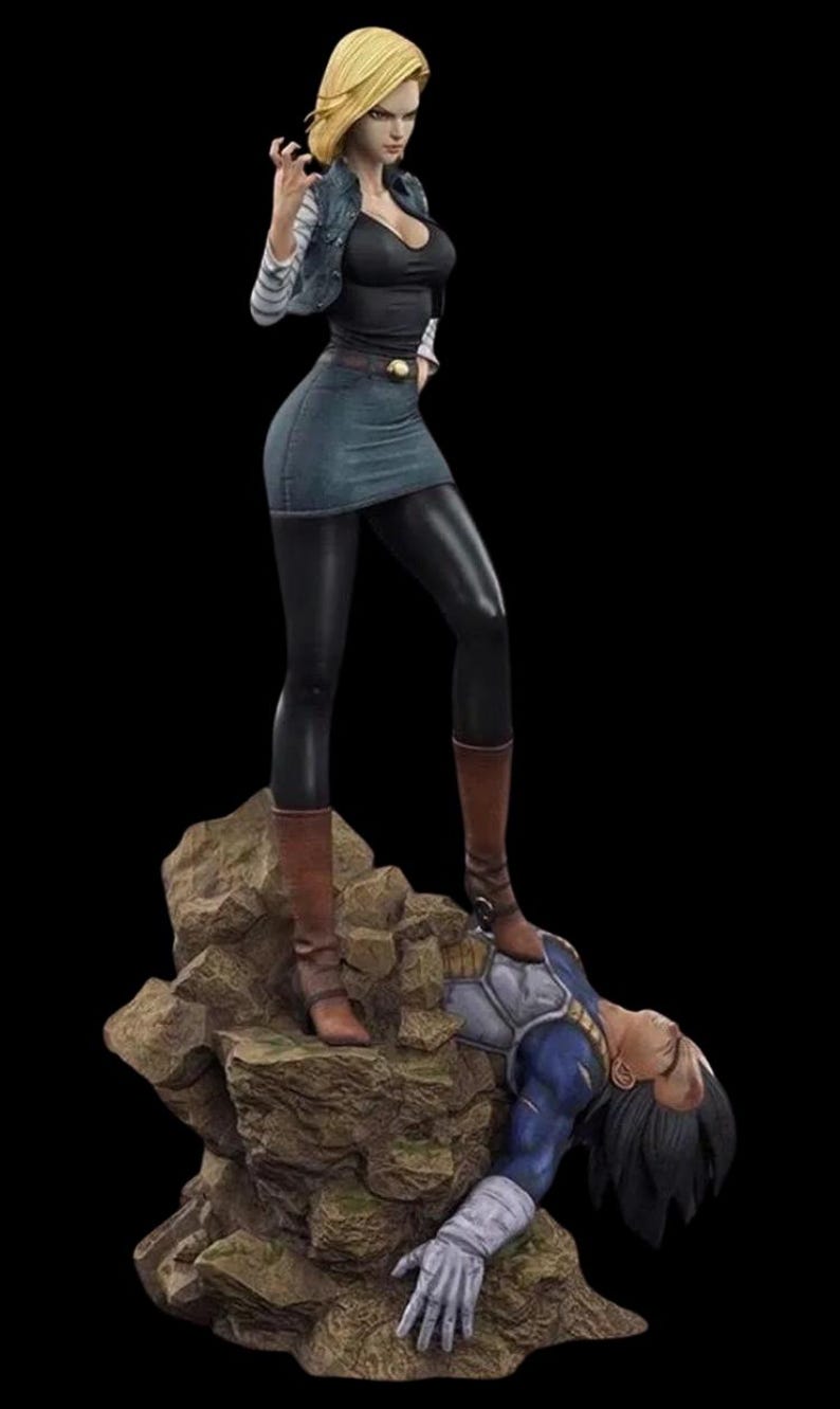 Dragon Ball Z Android 18 Diorama Stl 3D Print - Etsy