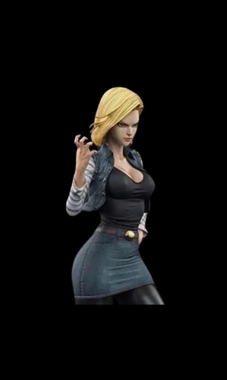 Dragon Ball Z Android 18 Diorama Stl 3D Print - Etsy