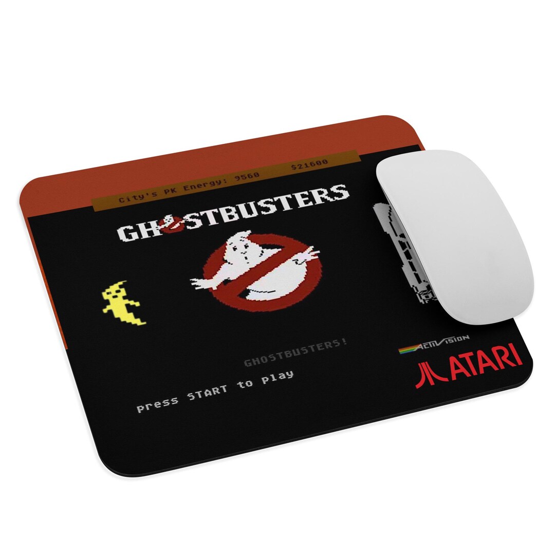 GHOSTBUSTERS - Atari Game 800XL / 65XE - Mouse Pad NEW 9.5" X 7.75" Non ...