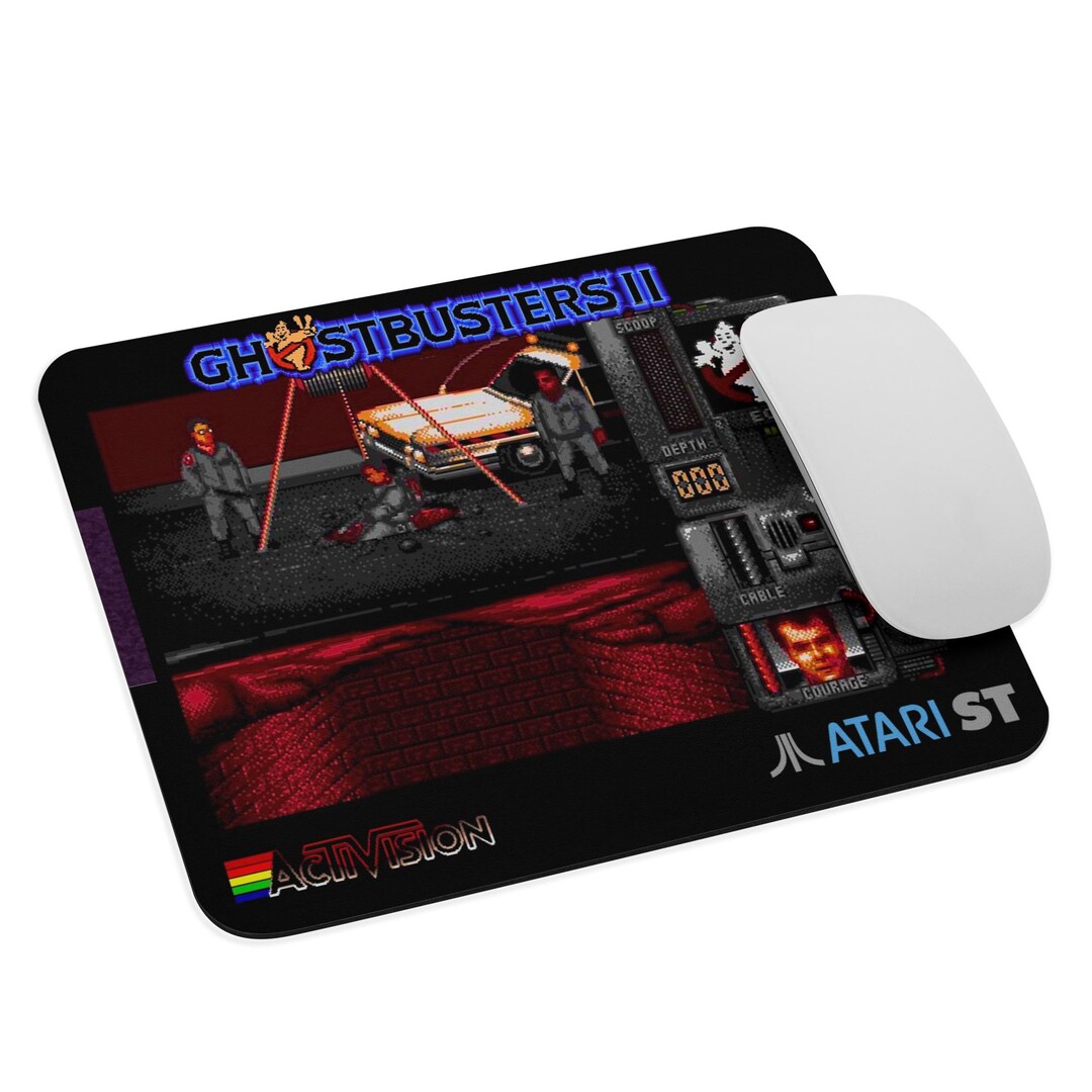 GHOSTBUSTERS - Atari Game ST - Mouse Pad New 9.5" X 7.75" Non Slip ...